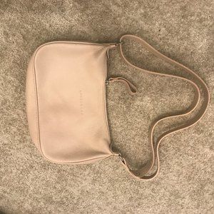 Longchamp | Bags | New Longchamp Small Beige Leather Shoulder Bag ...